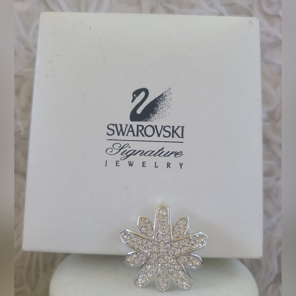 Swarovski | Jewelry | Swarovski Signature Jewelry Snowburst Snowflake ...